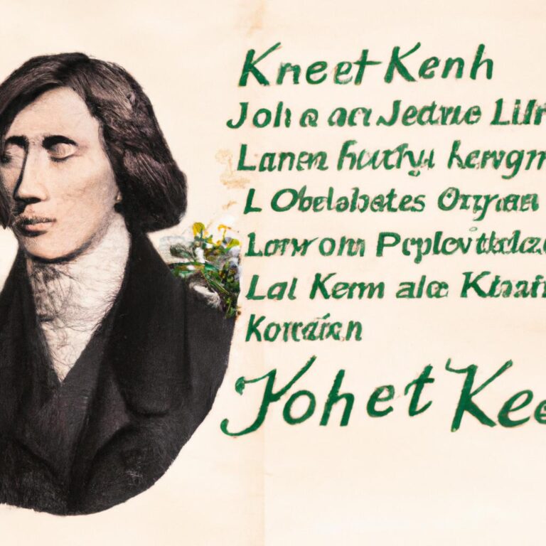 John Keats: La Poesía Romántica Que Dejó Su Huella En La Historia ...